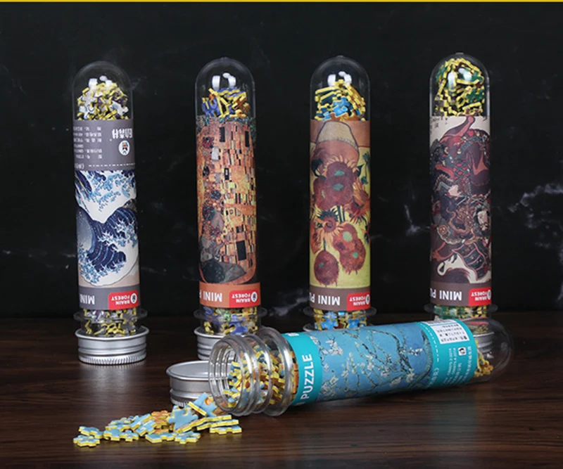 Mini puzzle de tube à essai pour enfants et adultes,jouet de ...
