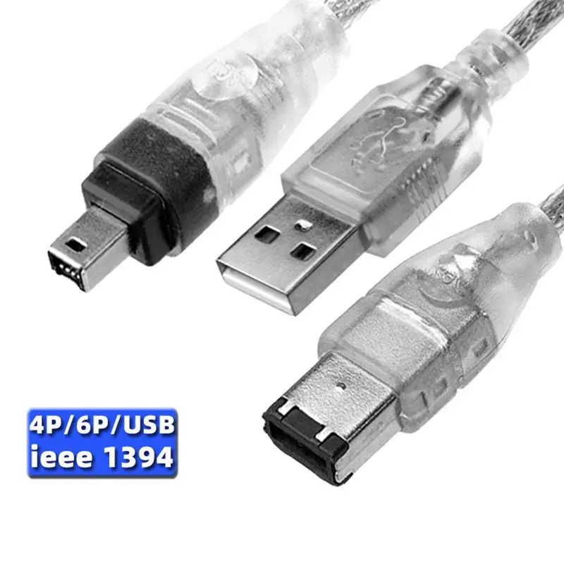 1394-Firewire-USB-a-4p-USB-a-1394-Cable-de-datos-IEEE-1394-Cable-de ...