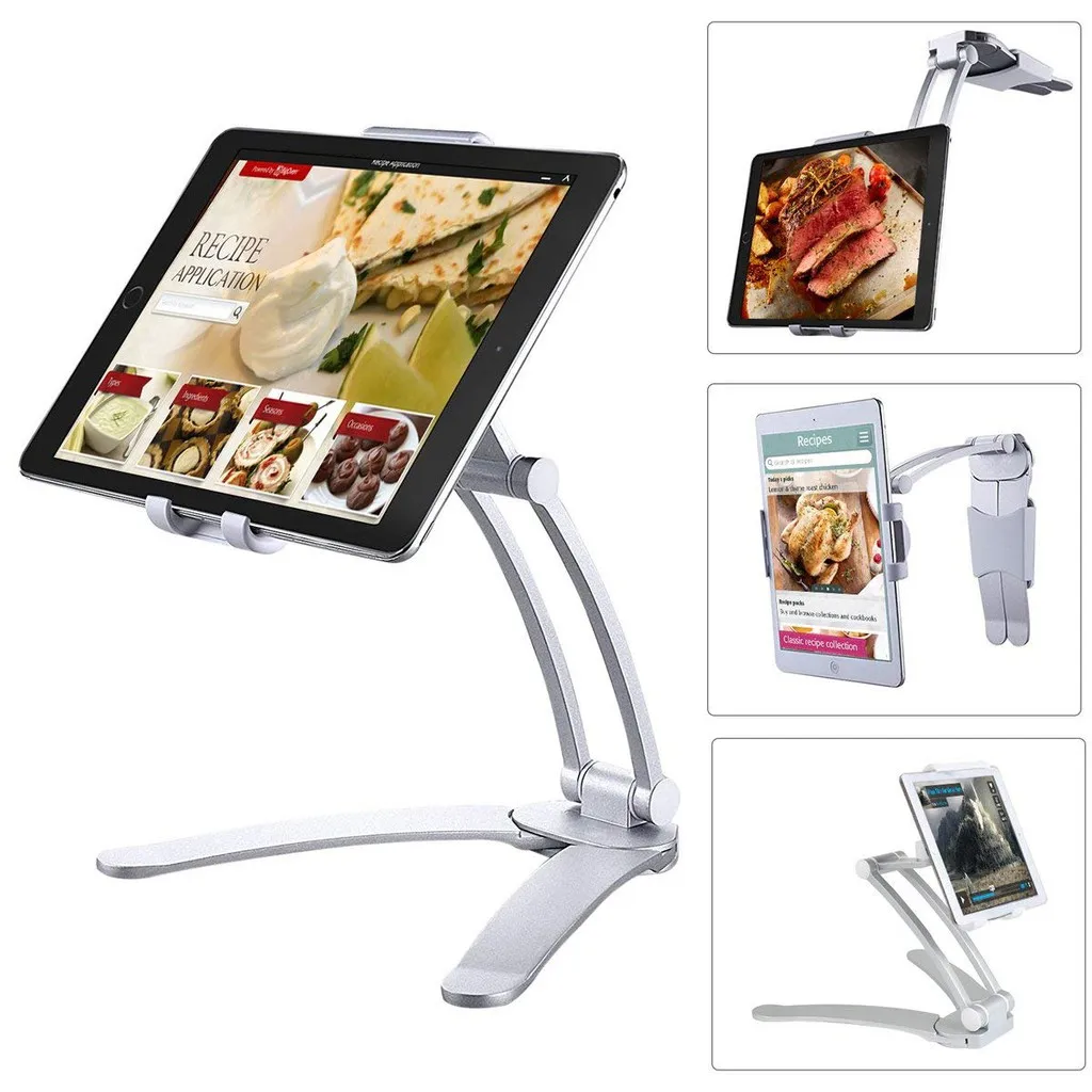 Kitchen-Tablet-Mount-Stand-Adjustable-2-in-1-Kitchen-Wall-Mount-Stand ...