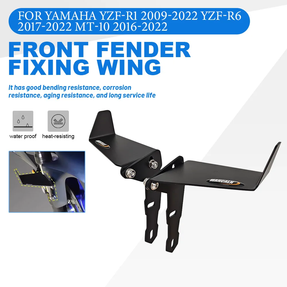 Motorcycle-Front-fender-fixed-Wing-ForYamaha-YZF-R1-2015-2022-YZF-R6 ...