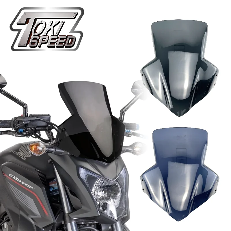 Motorcycle Windscreen Windshield For Honda CB650F CB650FA Wind ...