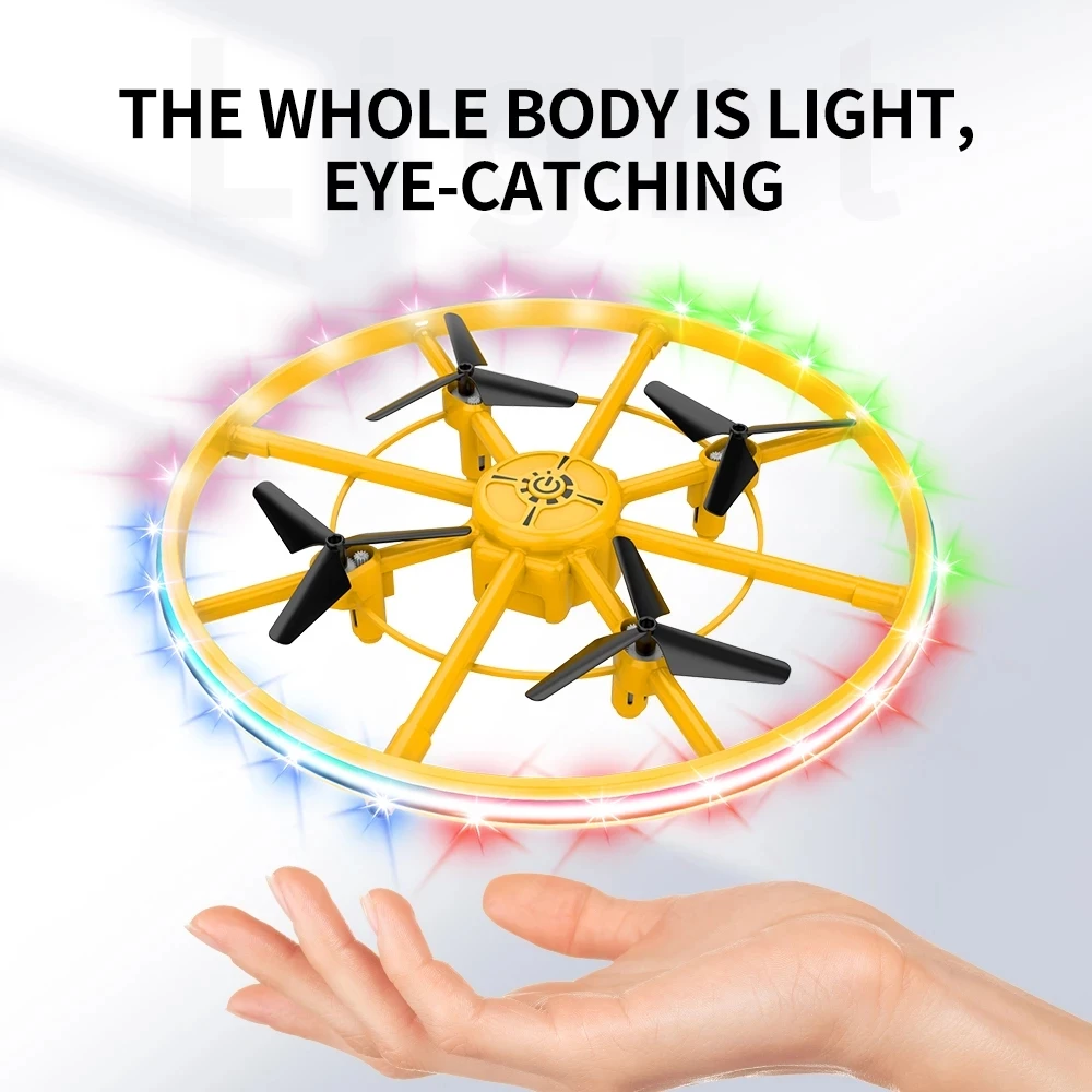 F181-RC-UFO-Drone-With-LED-Light-Model-Mini-Hand-Sensing-Flying-Ball ...