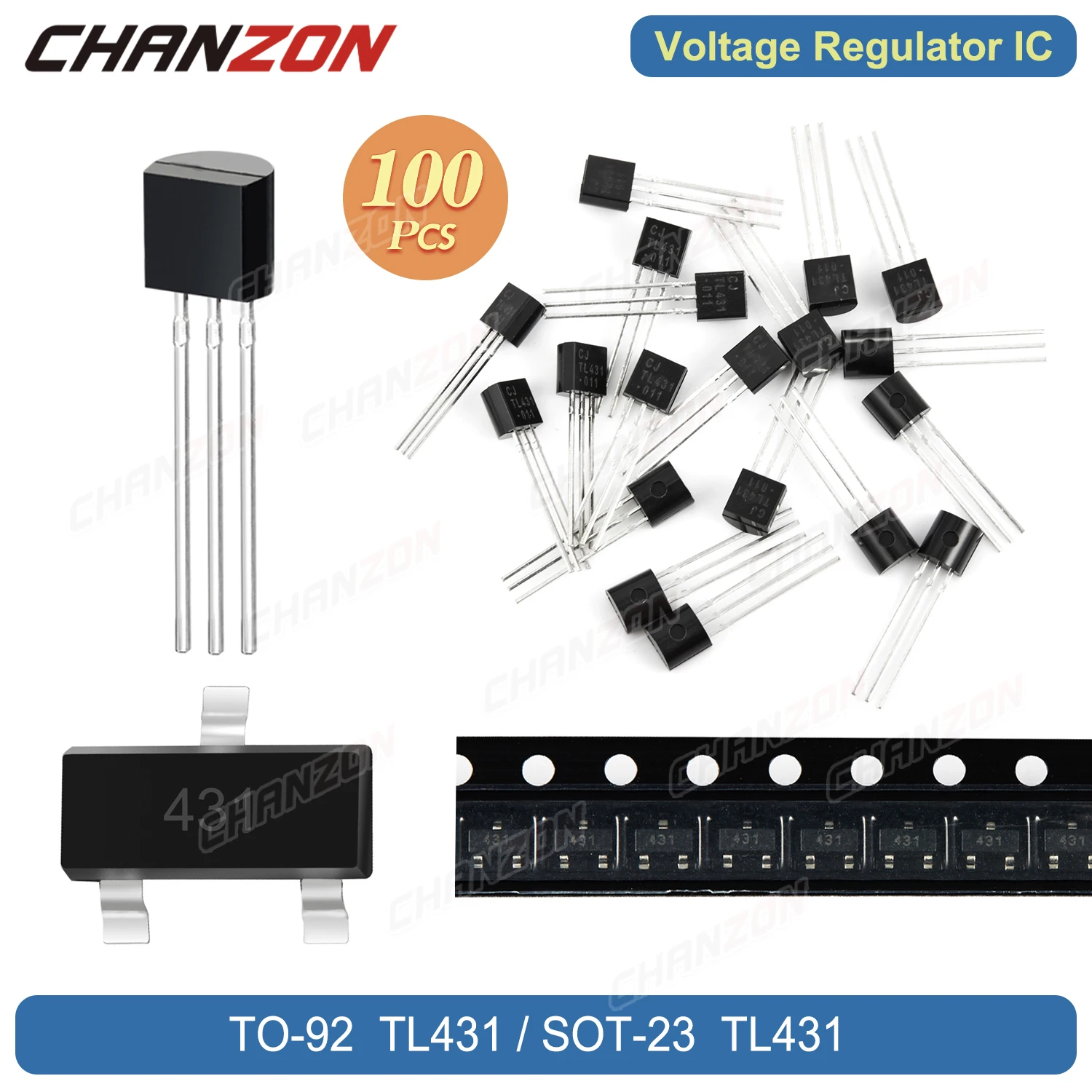 Transistor-IC-regulador-de-voltaje-de-precisi-n-Ontrollable-circuito ...