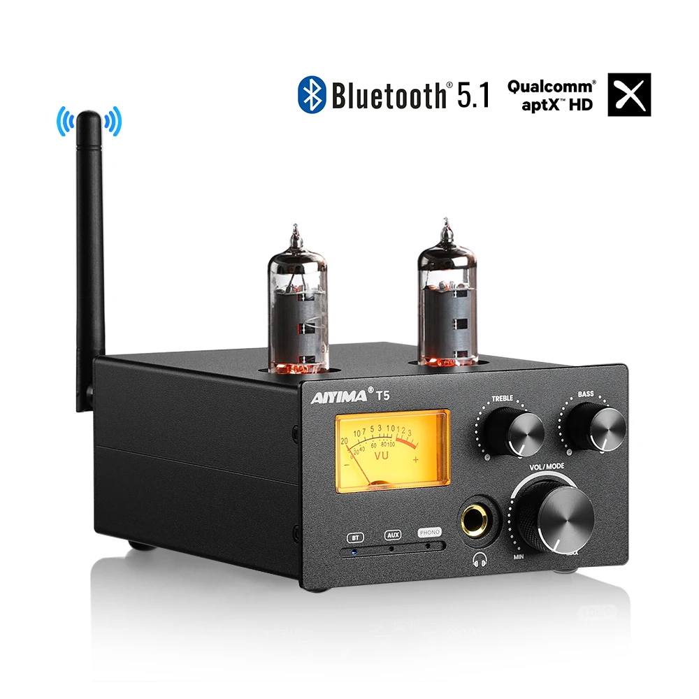 AIYIMA AMPLIFICADOR DE Audio T5 con Bluetooth, dispositivo estéreo para ...