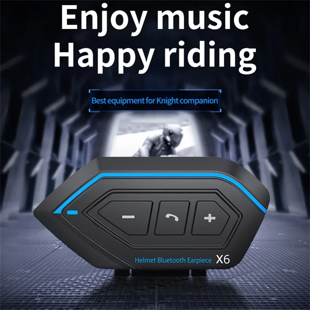 Stereo X6 Helmet Headset Bluetooth 5.0 Motorcycle Earphones Wireless ...