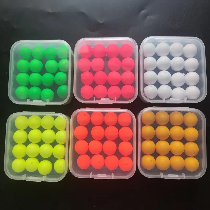 16pcs-box-Fishing-Floating-Ball-12mm-Foam-Bead-European-Carp-Fish-Group ...