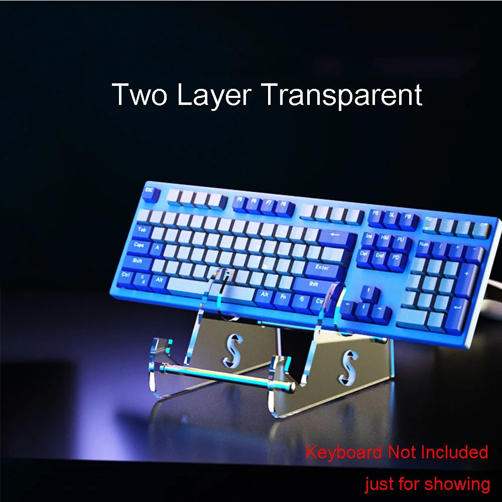 Acrylic Transparent Keyboards Brack Collection Storage Display Shelf ...