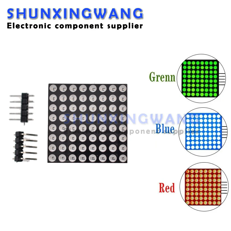 Max7219 Dot Matrix Module Microcontroller Module Diy Kit Mcu Led Display Control Module Kit