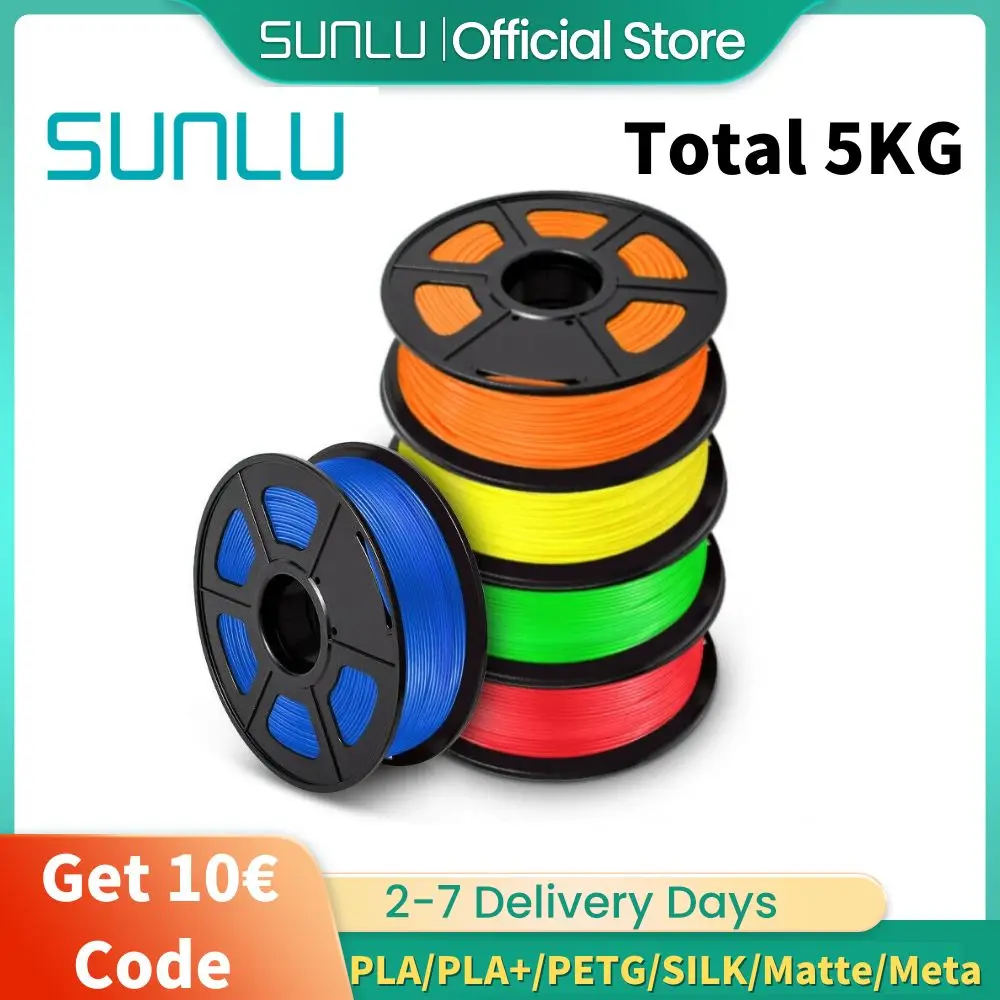 SUNLU-PLA-PLA-PETG-SILK-PLA-Matte-PLA-Meta-Filament-5KG-1KG-Roll-1-75mm ...