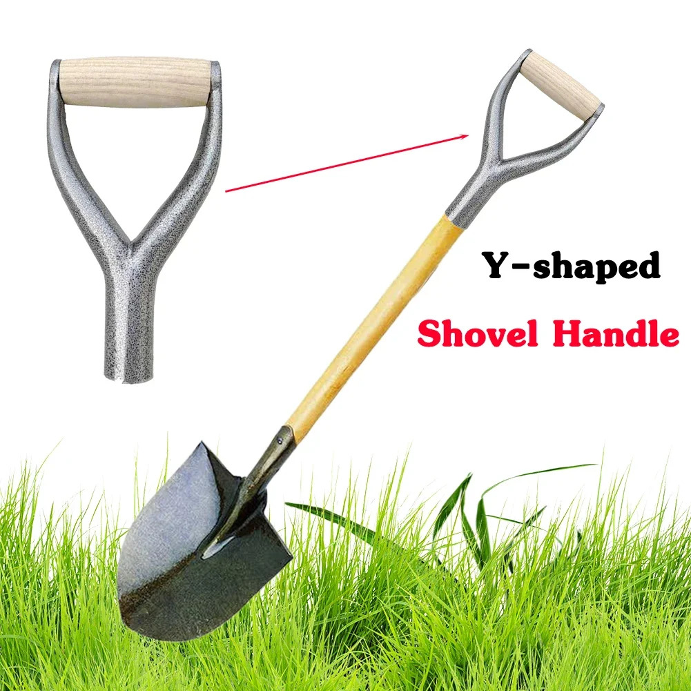 Y-shaped-Iron-Shovel-Handle-Black-Easy-Install-Snow-Shovel-Replacement ...