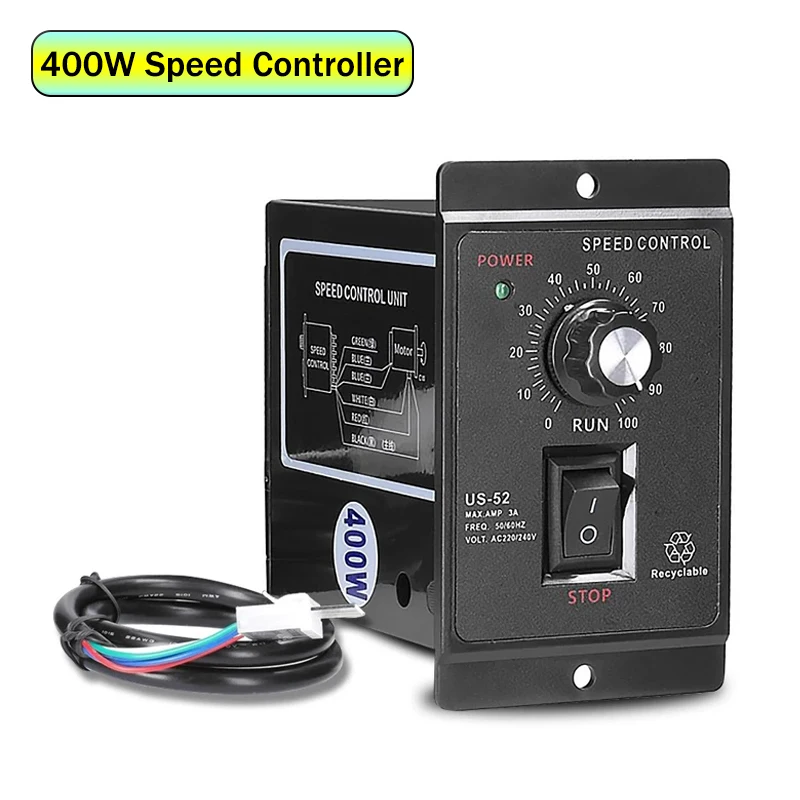 1Pcs-400W-Motor-Speed-Controller-AC-220V-Motor-Speed-Pinpoint-Regulator ...