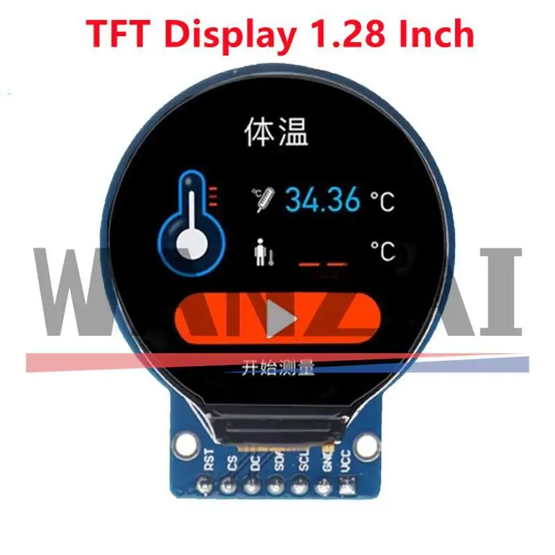 TFT-Display-1-28-Inch-TFT-LCD-Display-Module-Round-RGB-240-240-GC9A01 ...