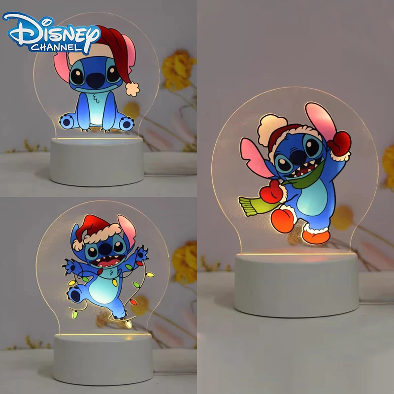 Disney-Christmas-Stitch-Tricolor-Night-Light-Cartoon-Cute-Led-Lamp ...