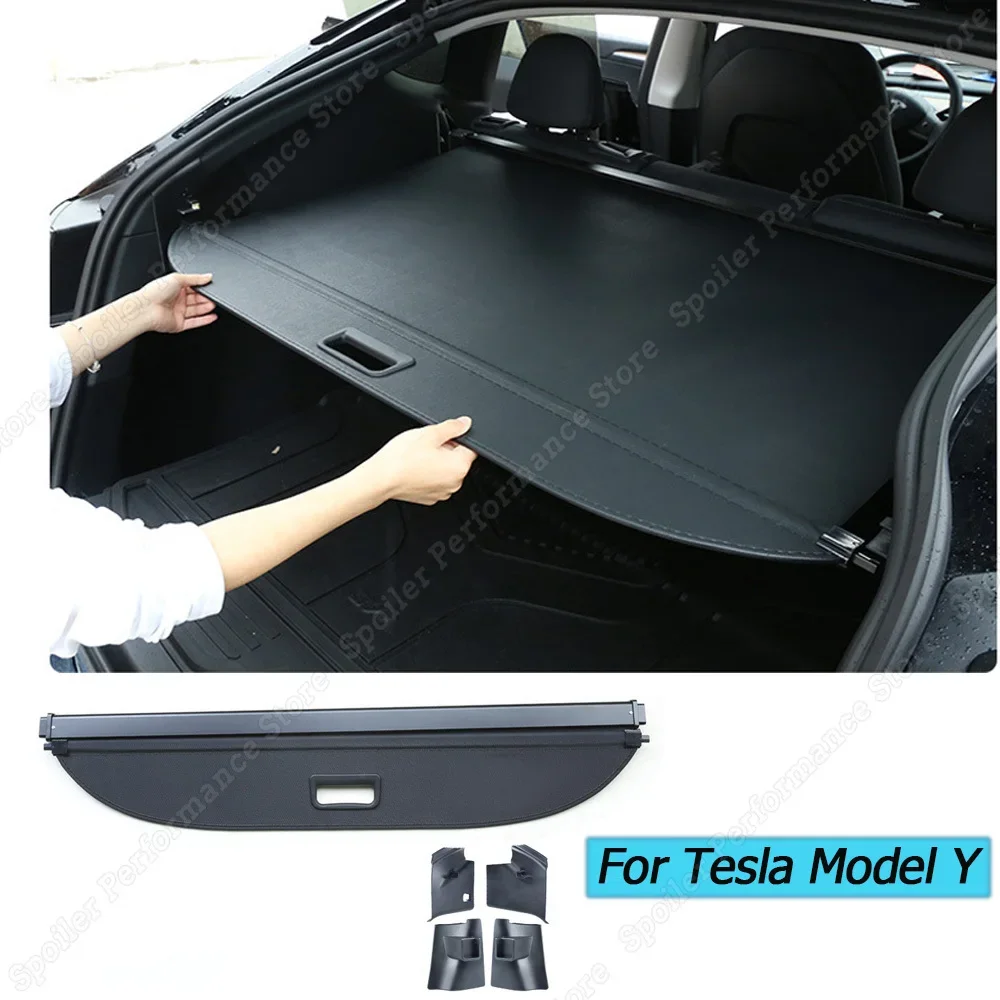 Trunk-Cargo-Cover-For-Tesla-Model-Y-Security-Shield-Rear-Luggage ...