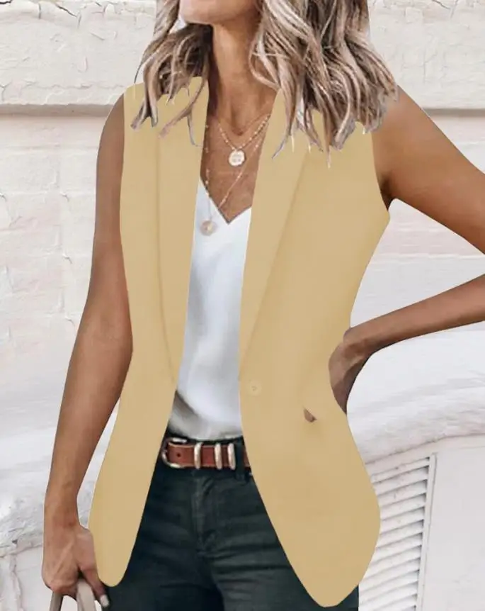 Vests-for-Women-Single-Button-Lapel-Collar-Vest-Blazer-Sexy-Sleeveless ...