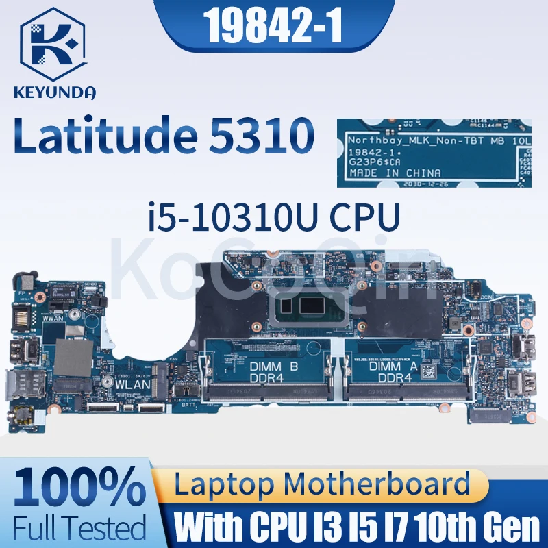 19842-1-For-Dell-Latitude-5310-Notebook-Mainboard-CN-0D2CKD-0D2CKD-CN ...