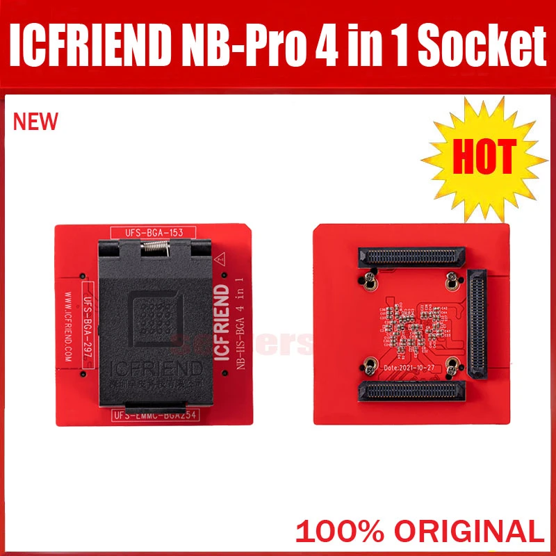 2022 New Original Icfriend Nb -ufs 4 In 1 Adapter Support Ufs Bga254 ...