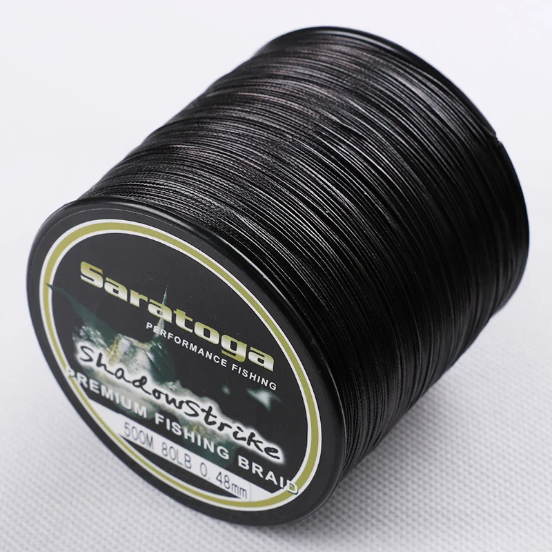 Orange-80LB 0.48MM--Fil De Pêche Tressé 8 Brins De Haute Qualité ...