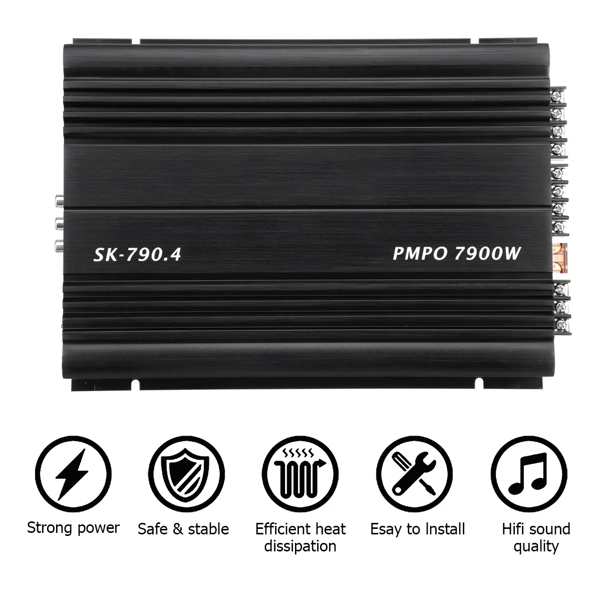 4-Channel-12V-Car-Power-Amplifier-SK-790-4-Class-A-B-Digital-Stereo ...