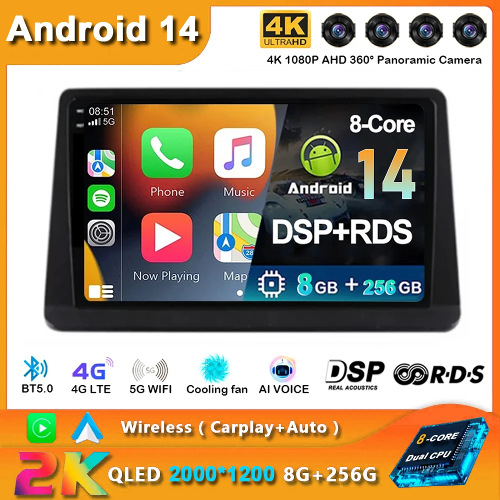 Android-14-For-Mitsubishi-Pajero-Gen2-Montero-V31-V32-V33-V43-Car-Radio ...