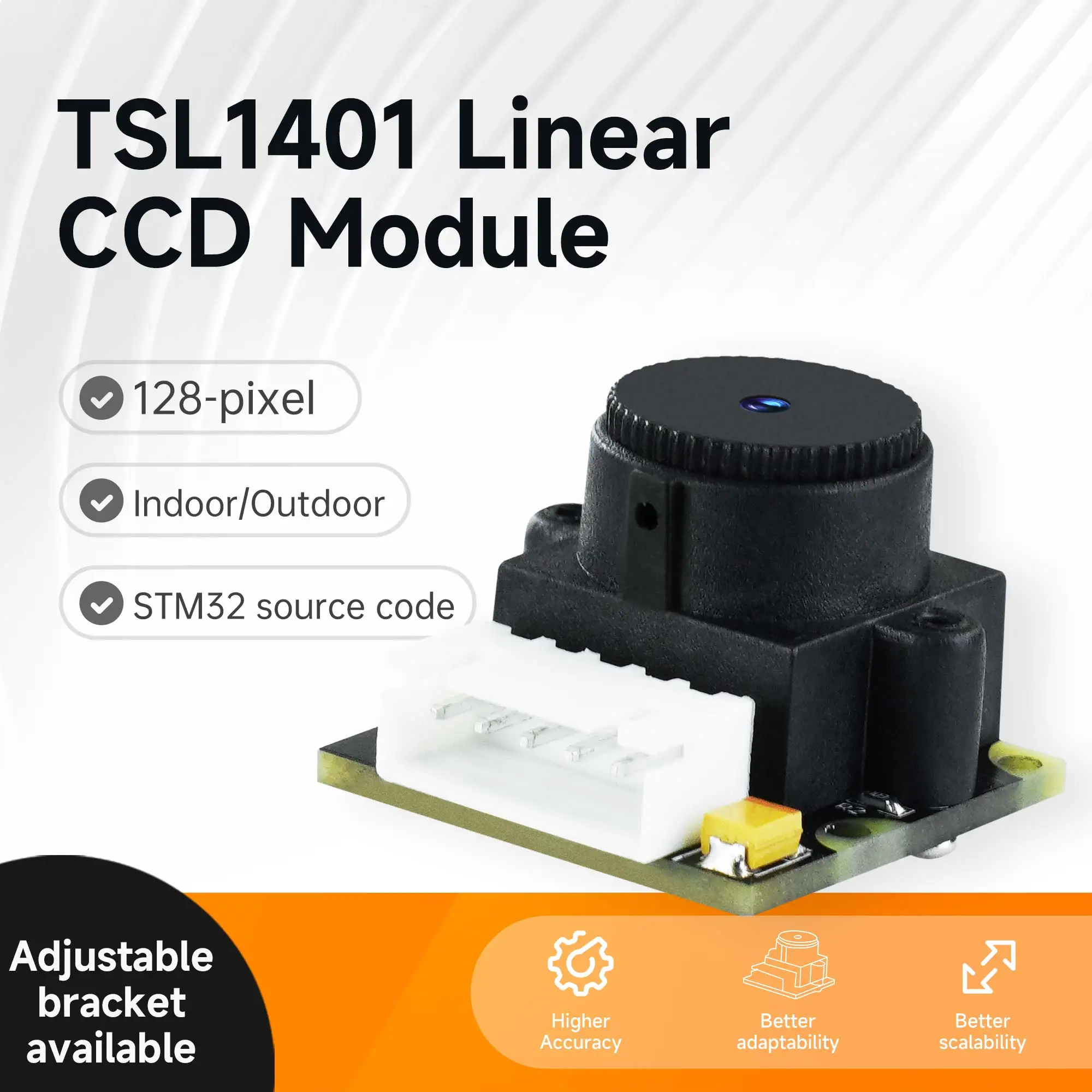 TSL1401-Linear-CCD-Sensor-ArrayCamera-Module-Signal-Processing-128 ...