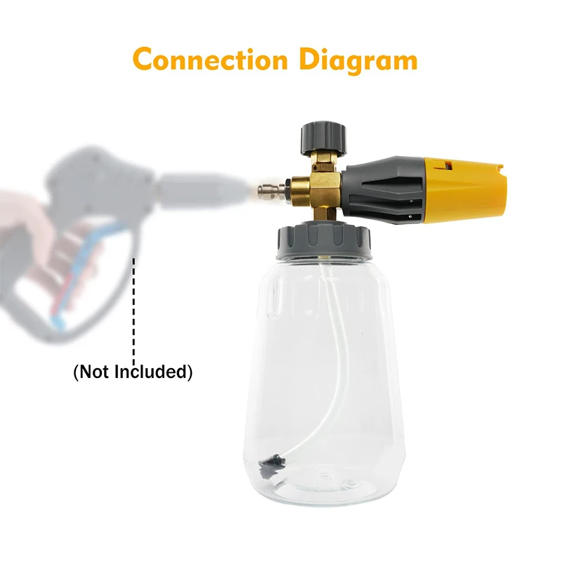 Car Washing Foam Bottle High Pressure Soap Sprayer With