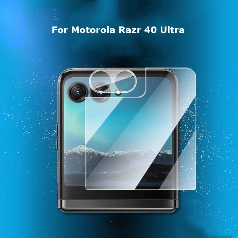 For-Motorola-Razr-40-Ultra-Camera-3D-Lens-9H-Real-Tempered-Glass-Back ...