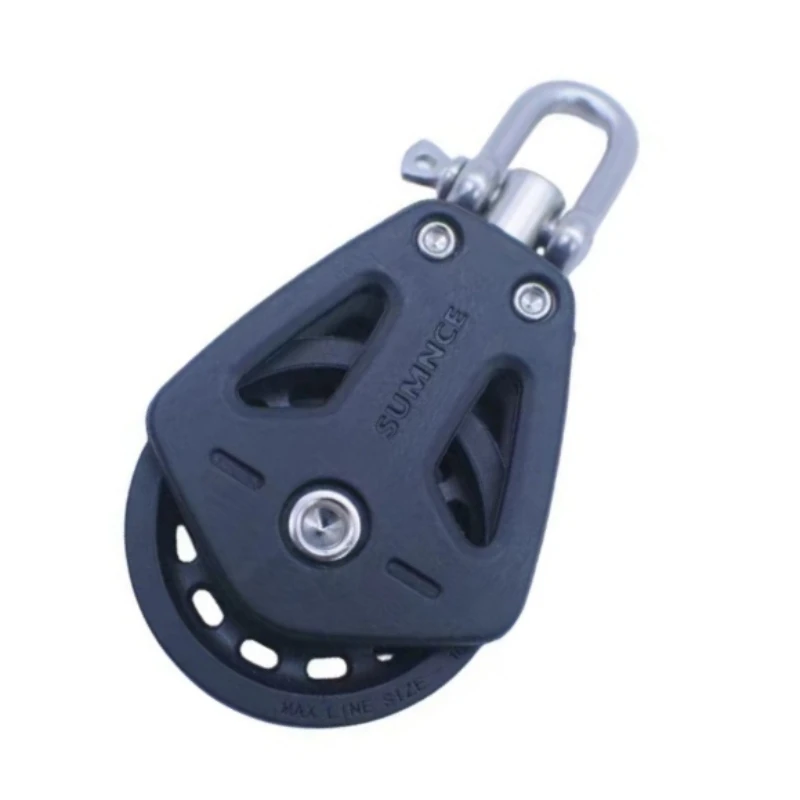 High-Load-Sheave-Block-with-Lock-Universal-Head-Single-Pulley-Swivel ...