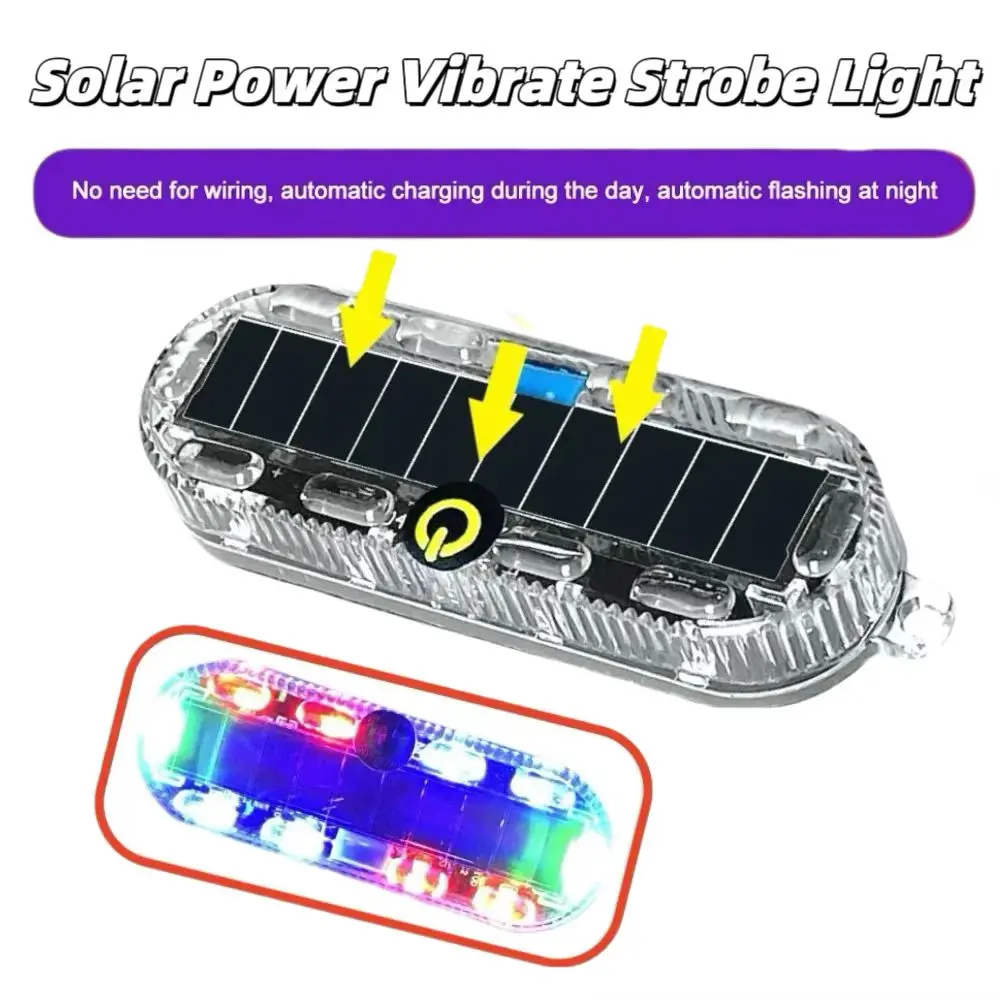 Car-Solar-Anti-rear-Collision-Strobe-Safety-Light-Simulation-Anti-theft ...