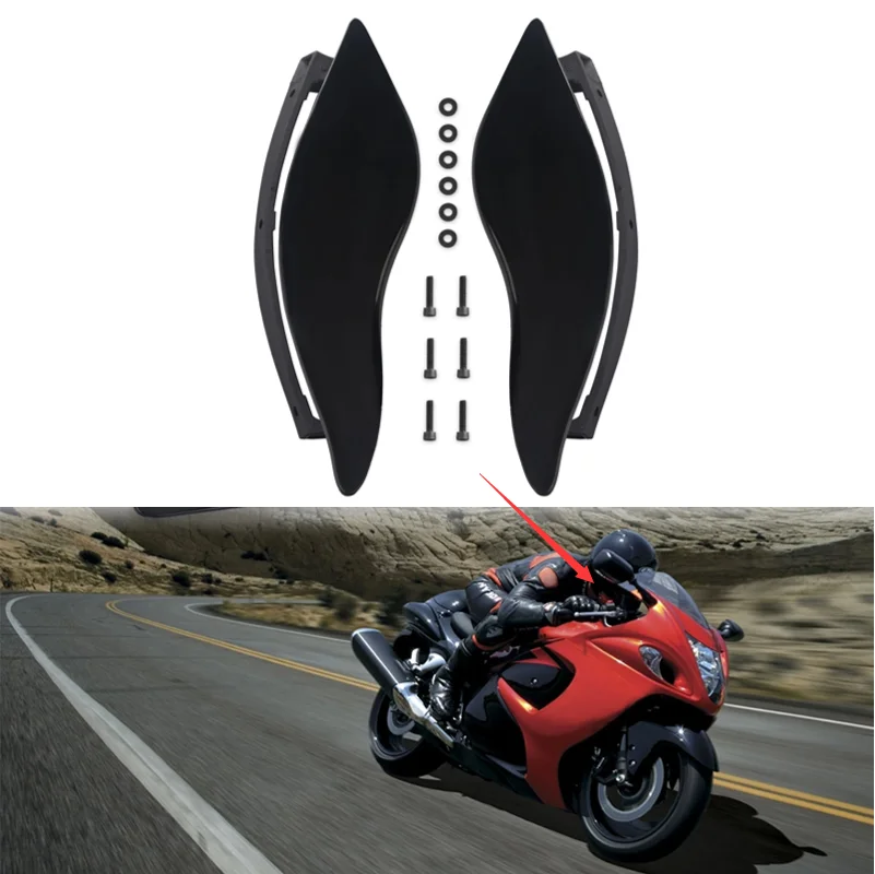 Batwing-Fairing-Air-Deflector-Side-Wing-Windshield-For-Harley-CVO ...