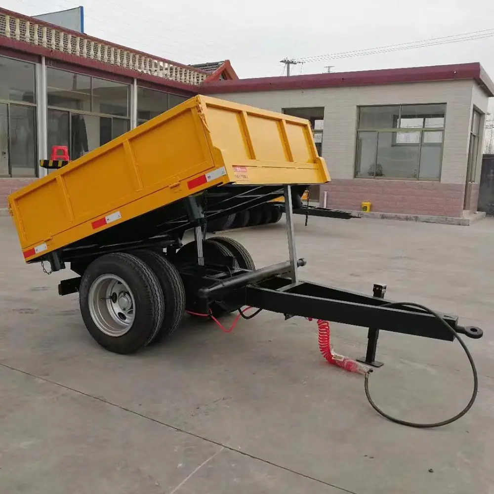 New-Farm-Tuff-Utility-Dump-Trailer-10-Tone-Trailer-For-Tractors-Used-To ...