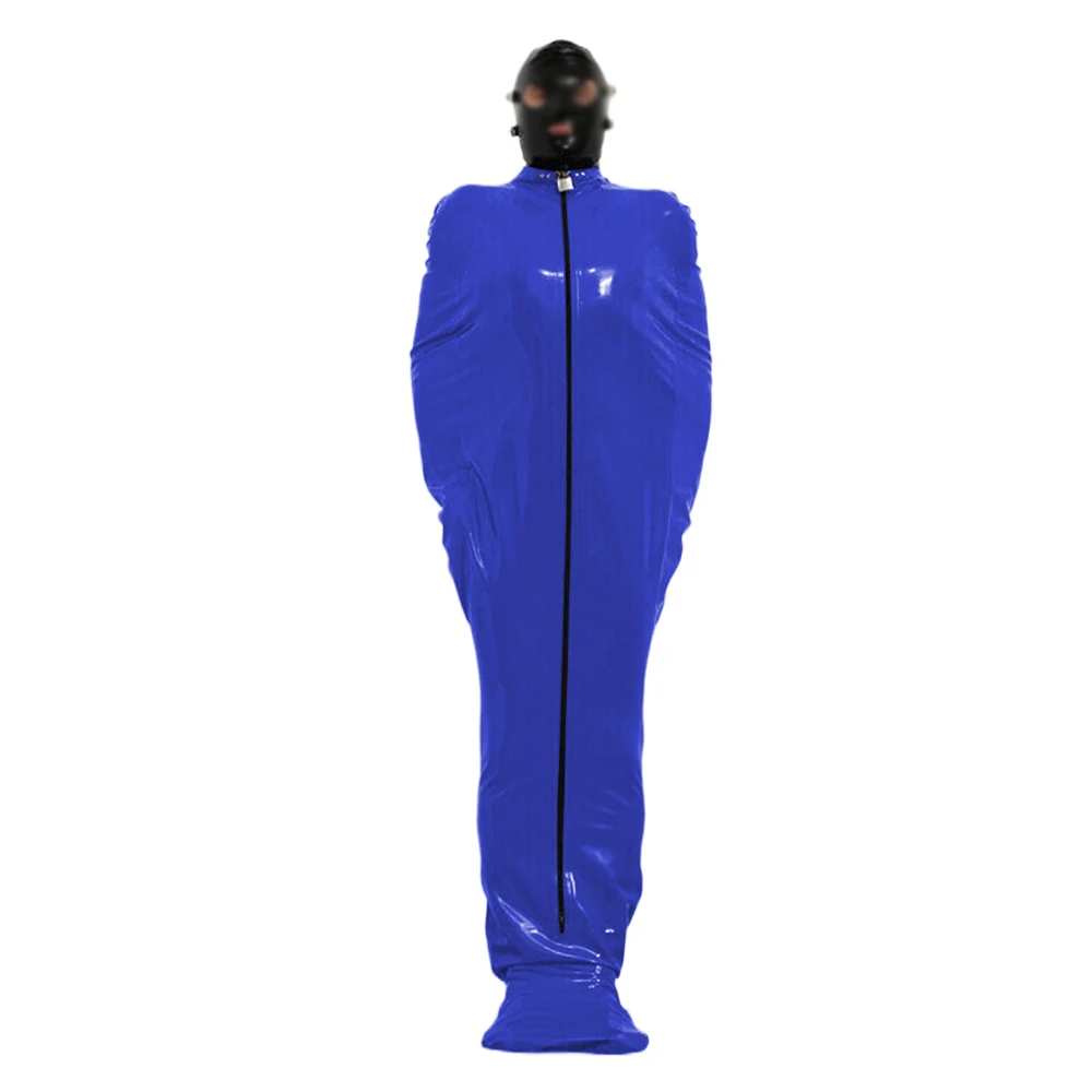 Lockable-Cosplay-Exotic-Front-Zip-Sexy-Glossy-PVC-Leather-Bodysuit ...