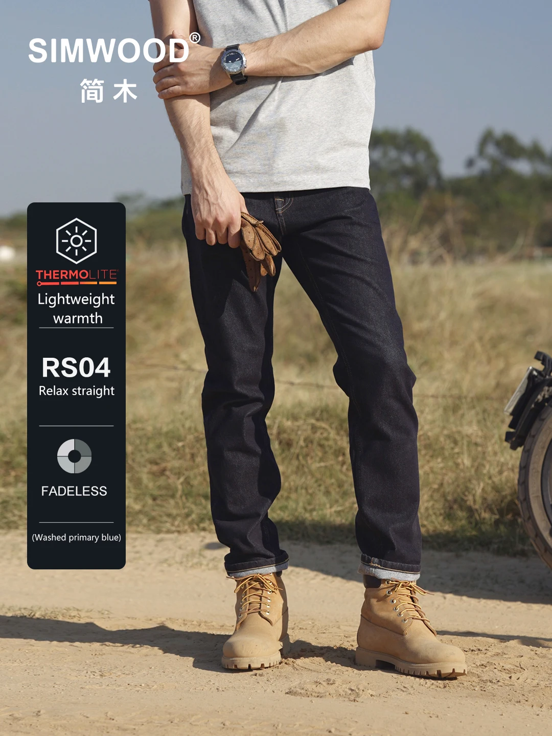 SIMWOOD-2023-Spring-New-Regular-Straight-Jeans-Men-Warmth-Fibre-13-5-Oz ...