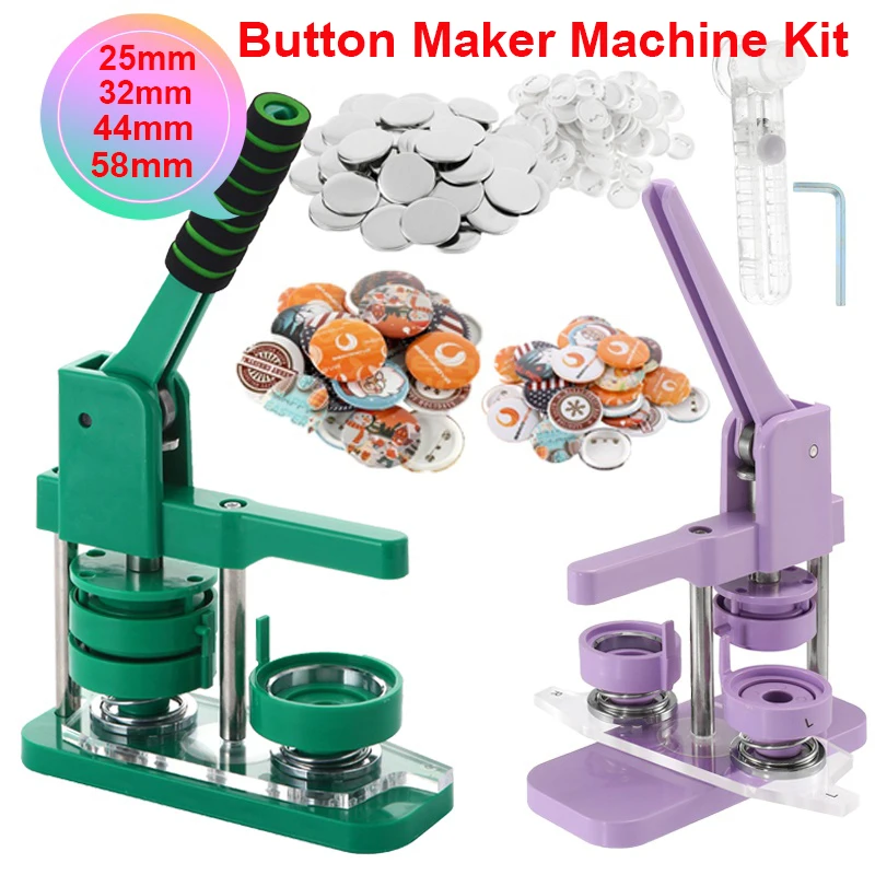 25mm-32mm-44mm-58mm-Magnetic-Mold-Badge-Machine-Set-Button-Maker ...