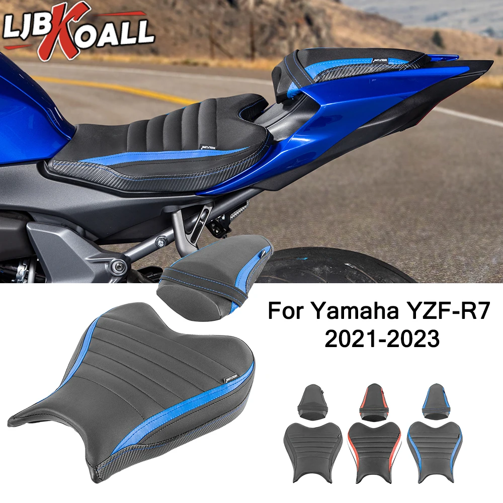 YZF-R7-Front-Rider-Driver-Seat-Cushion-Rear-Passenger-Tail-Pillion-Pads ...