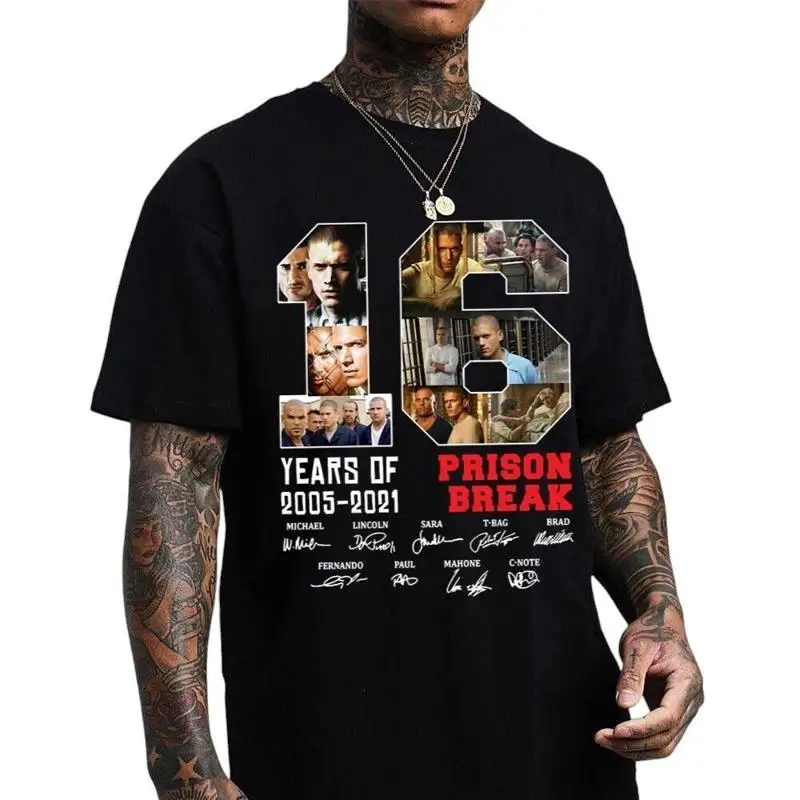 Years Of 2005 2021 Prison Break Signature Michael Scofield T Shirt_kee ...