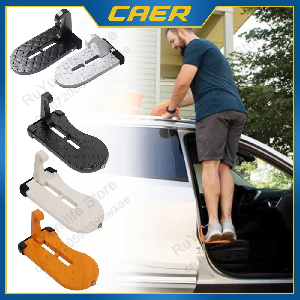 CAER-Foldable-Car-Roof-Rack-Step-Car-Door-Step-Universal-Latch-Hook ...