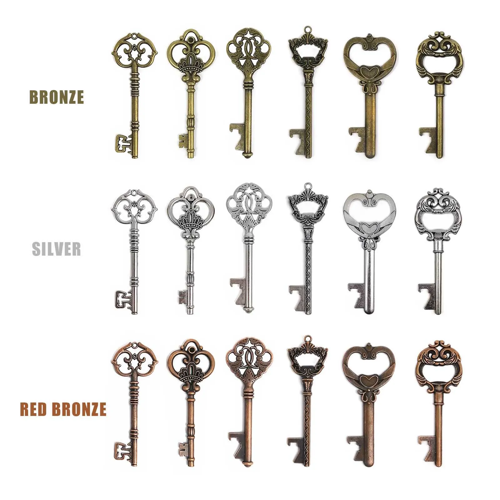 1-kit-Include-6pcs-Decorative-Old-Looking-Vintage-Key-for-Steampunk ...