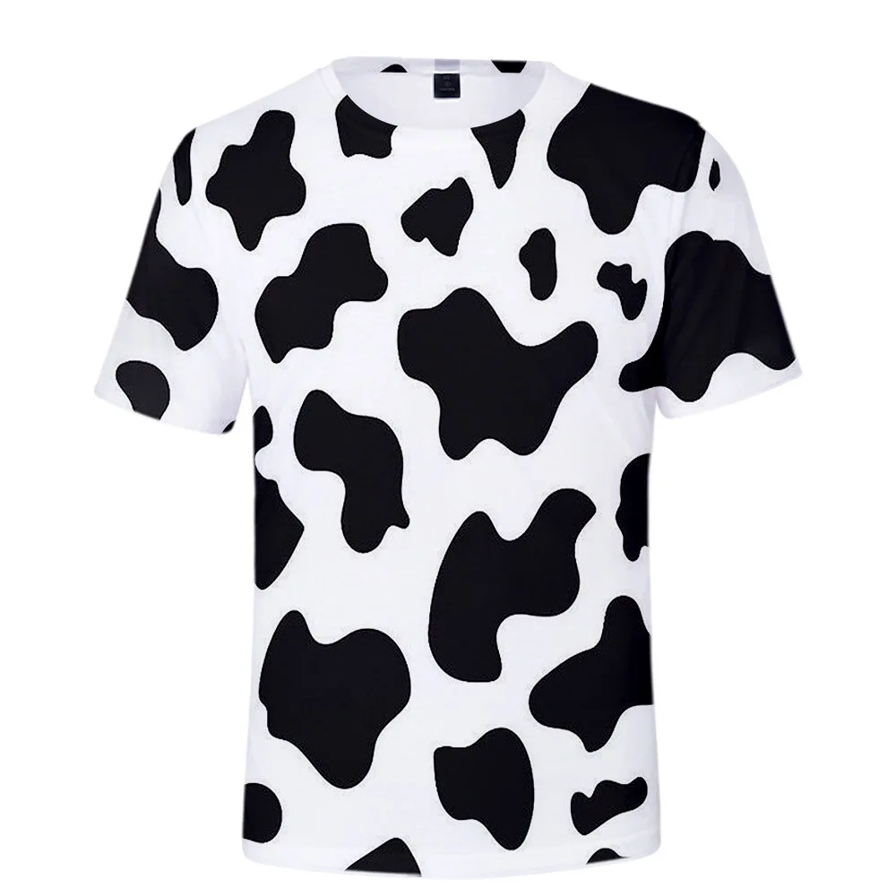 Funny-Dairy-Cow-Pattern-T-Shirt-Cartoon-Child-T-shirt-Casual-Kids ...