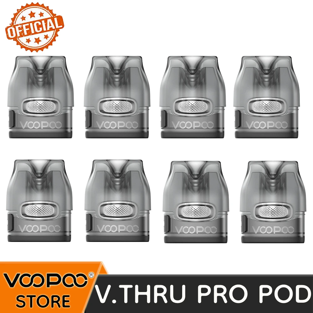 Official VOOPOO V Thru Pro Pod Vmate Pod Cartridges 0.7ohm 1.2ohm 3ml ...