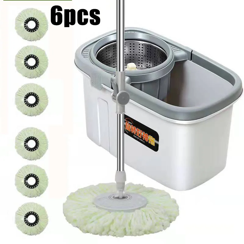 Automatic-Spin-Mop-Hand-Free-Household-Wooden-Floor-Cleaning-Microfiber ...