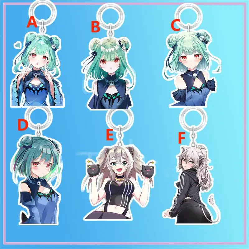 Anime Keychain Hololive Vtuber Uruha Rushia Shishiro Botan Acrylic ...