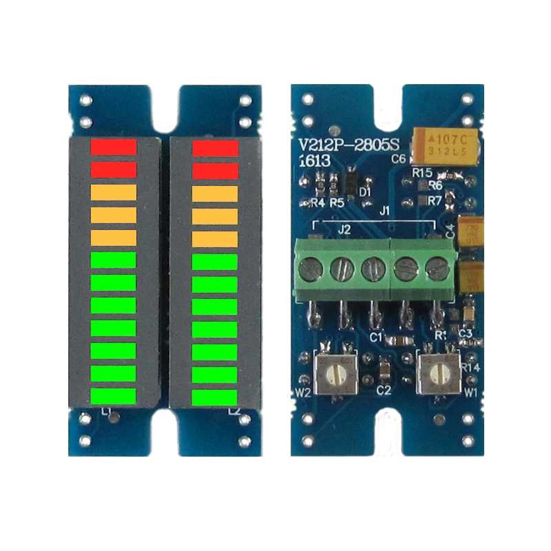 2-12-segment-LED-Music-Audio-Spectrum-indicator-Stereo-Dual-channel ...