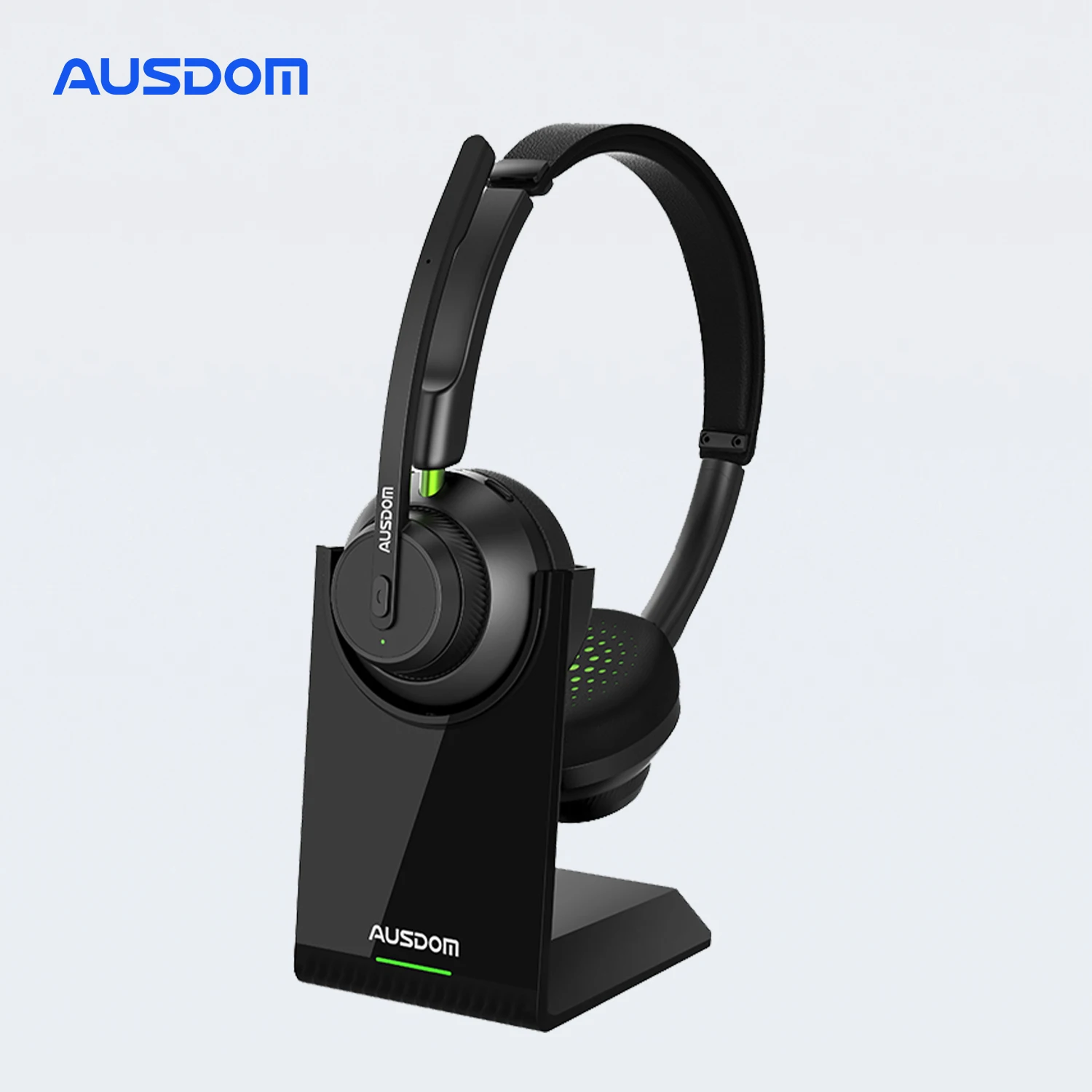 Voipfocus-Fones de ouvido sem fio Bluetooth com microfone estéreo AI ...