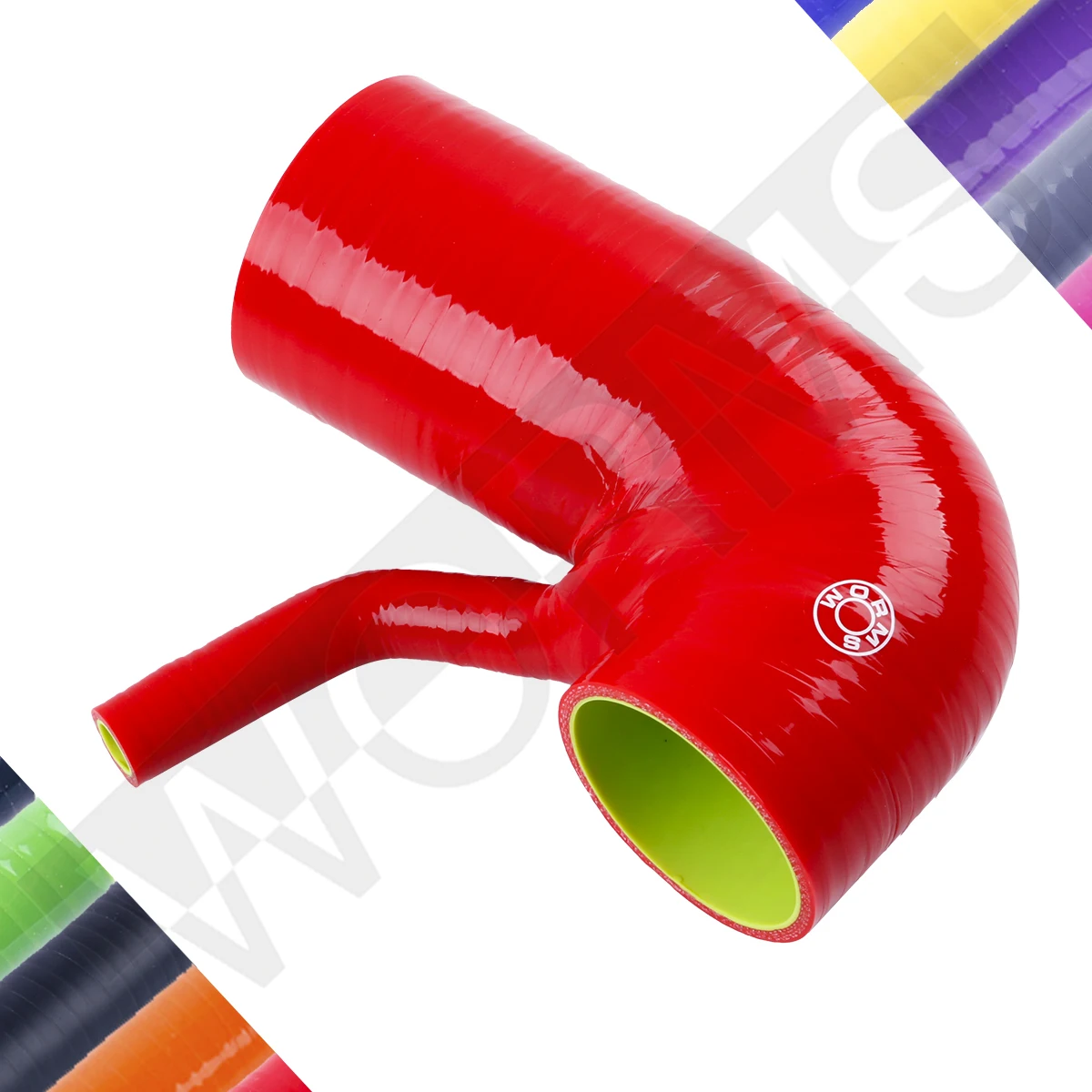 For-Alfa-Romeo-147-156-GTA-GT-Coupe-3-2L-V6-Silicone-Air-Intake-Boost ...