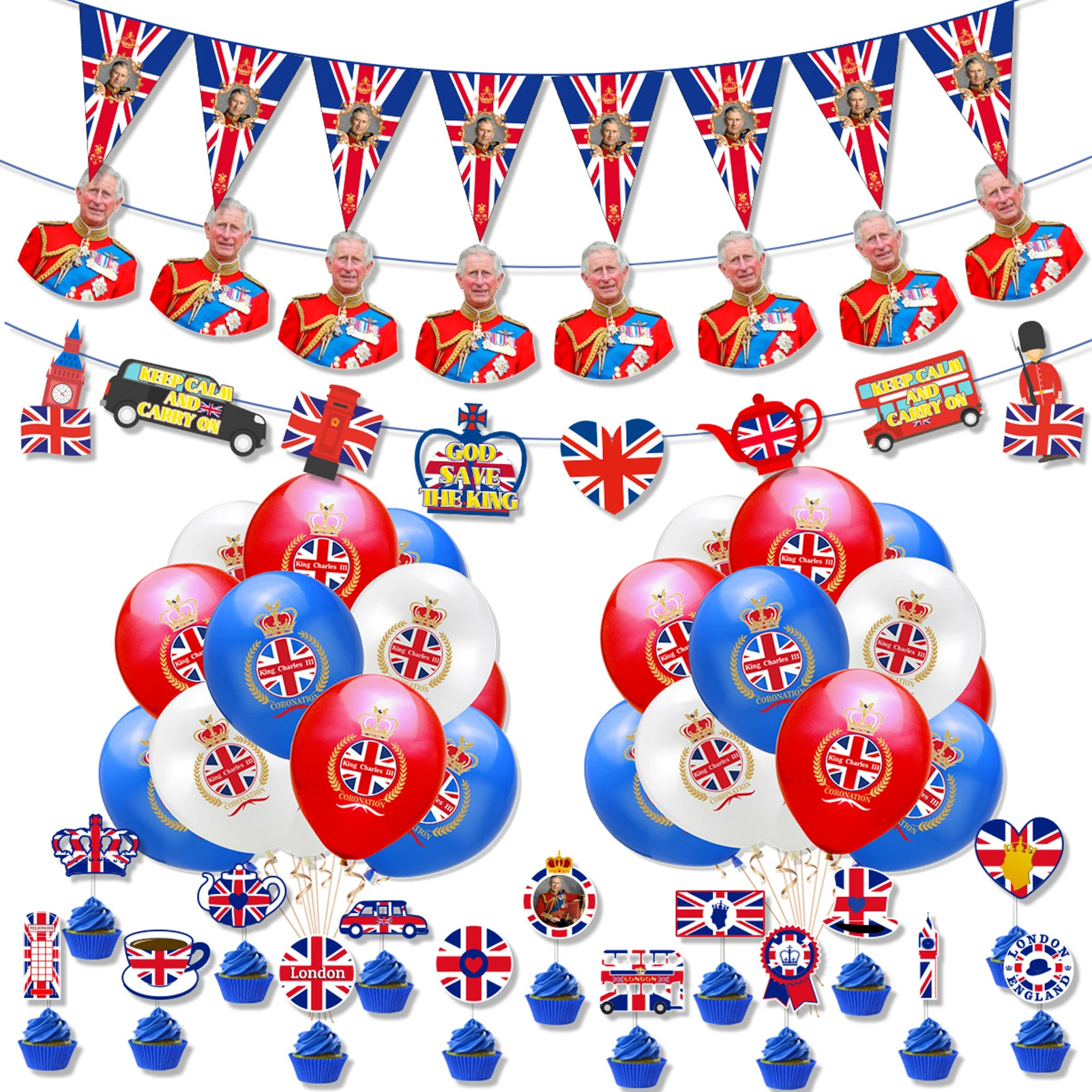 2023-Celebration-Street-Outdoor-Ribbon-Cake-Topper-King-Charles ...