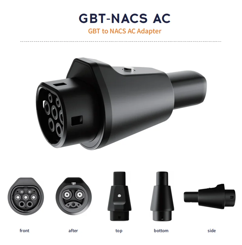 GBT to NACS AC Adapter 30A 240V Electric Vehicle Charging Station ...