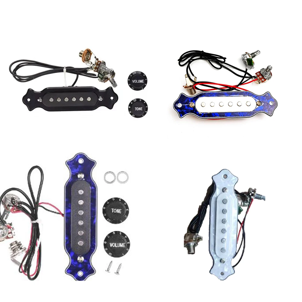 Guitar-Pickup-6-String-Sound-Hole-Pickup-Acoustic-Folk-Guitar-Sound-Pickup-With-Tone-Volume ...