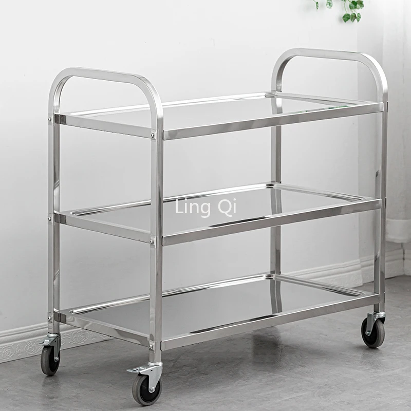 Stainless-Steel-Square-Dish-Rack-Metal-Square-Trolleys-Restaurante-Food ...
