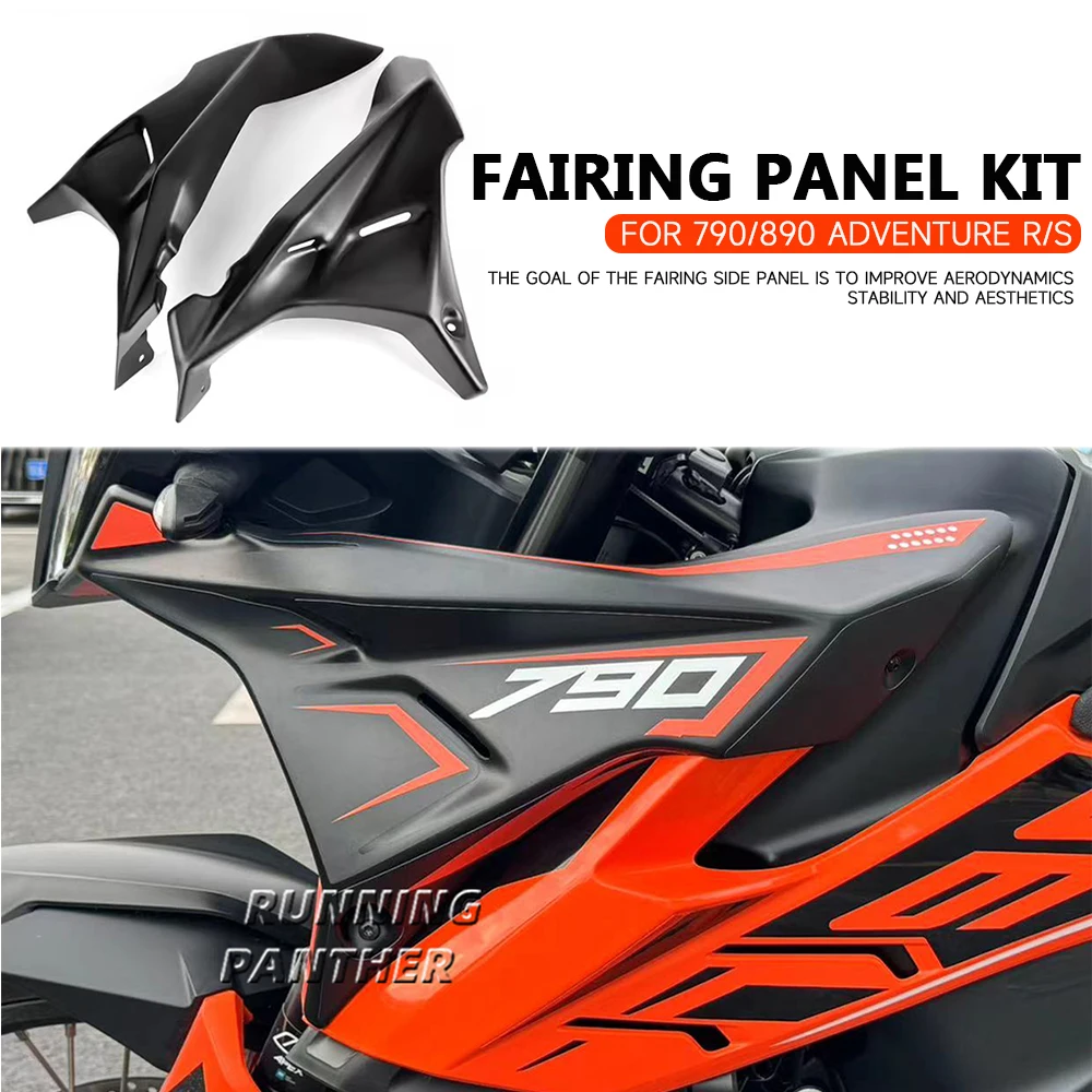 Motorcycle Front Fairing Side Panels For 790 890 ADV Adventure R S 2022 ...